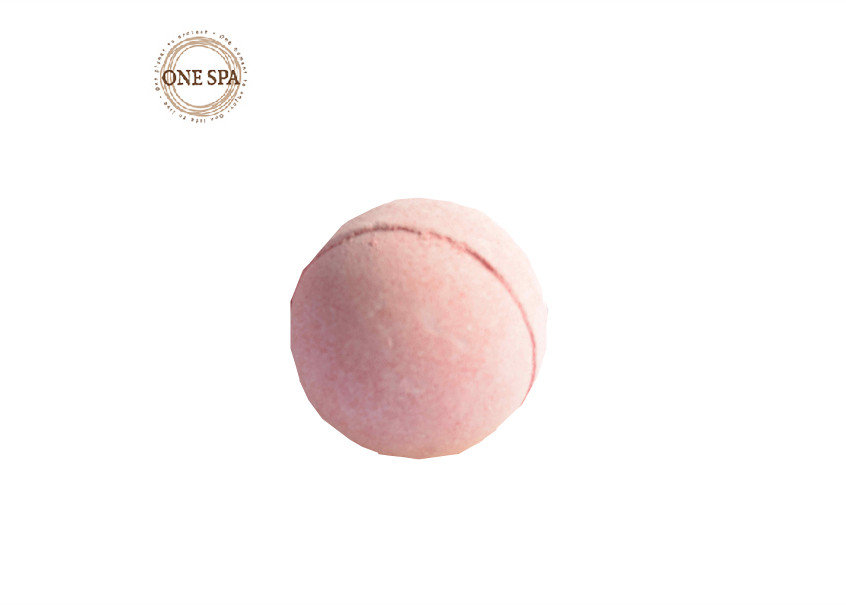 Pink Toy Inside Strong Bubble bath fizz balls Natural Ingredient With OEM
