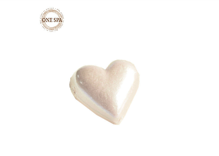 Valentine's  Day Gift Fizzy Bath Bombs Heart Shape Natural Sea Salt With PVC packing