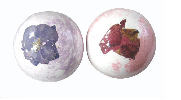 Natrual Sea Salt Bath Fizzers With Organic Deep - Sea Minerals