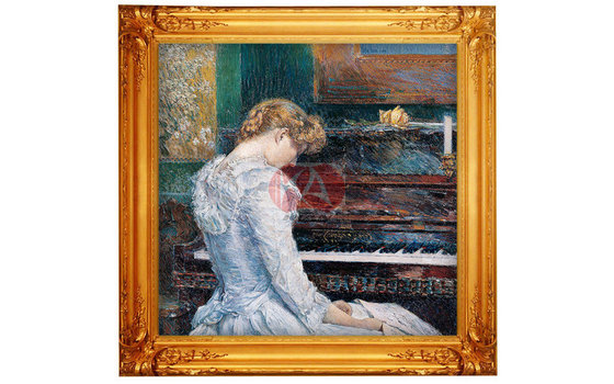 Famous popular piano musical instrument oil painting , canvas abstract oil painting