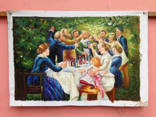 Wall Modern Figure Oil Painting Van Gogh Art Reproduction Acrylic Medium