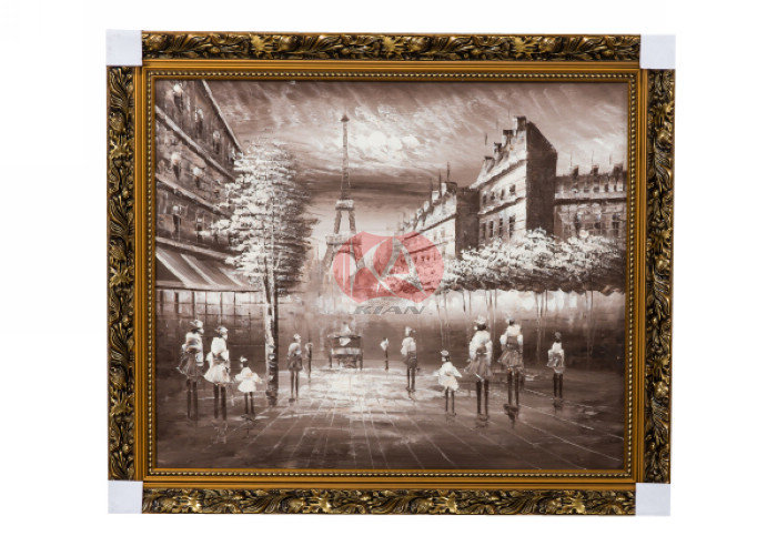 Family Decorative Classical art architecture oil painting Artworks on canvas