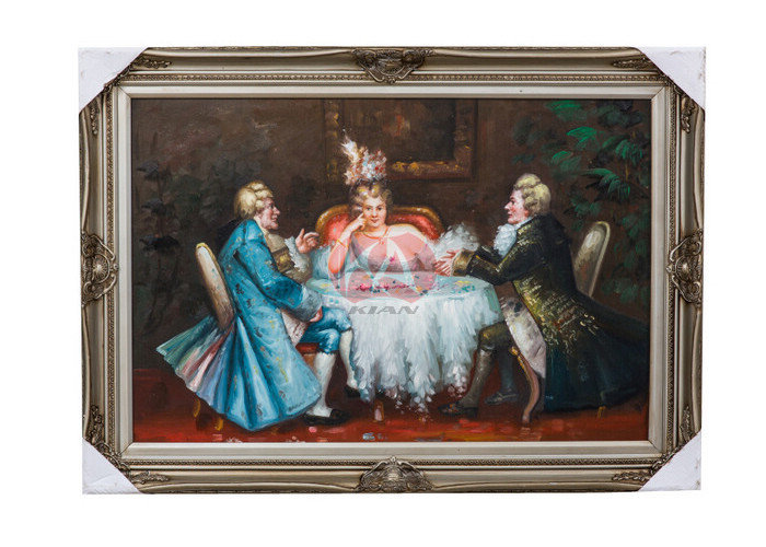 Handmade Noble Glass Wine Figure oil painting Art On Canvas For Living Room Decor