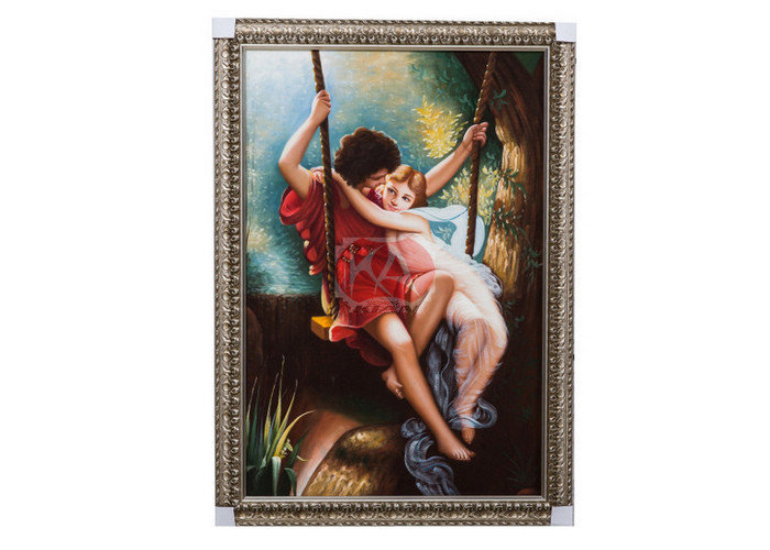 Decorative wall hanging beautiful woman figure oil painting custom size