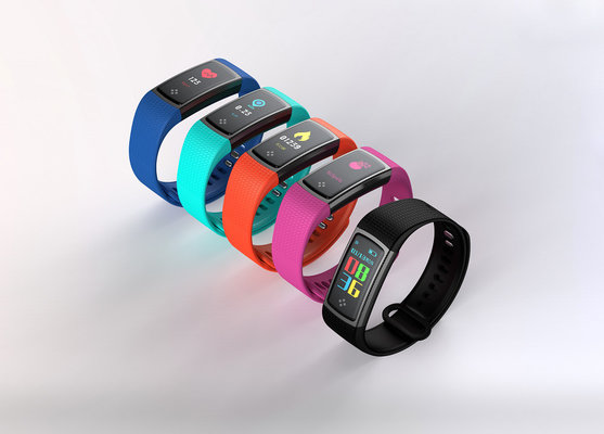 2018 hot sale bracelet good gift smart bracelet with heart rate function step monitor function smart  bluetooth bracelet supplier