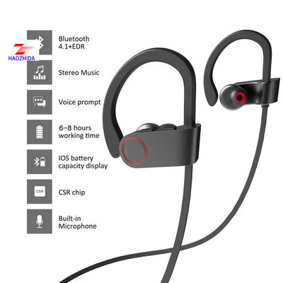 bluetooth earphone headset hot sale u8 earphone good music quality haozhida digital tech u8 earphone supplier