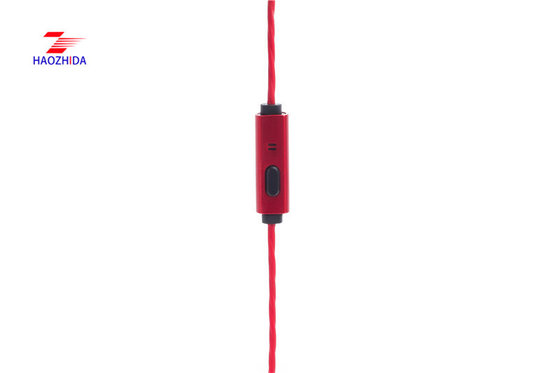 HZD1807E cell phone accessories wired earphone Voice principle moving coil  6u speaker  with 3.5mm plug and long line supplier