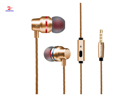 Haozhida small ear buds with mircophone volume control  answer calling and ring off earphone with 6 u Speaker Φ10mm supplier