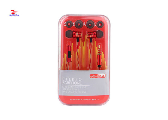 Impedance 16Ω with Metal Mircophone TPE Material HZD1811E and ring off  playing  stop and  volume control earphone supplier