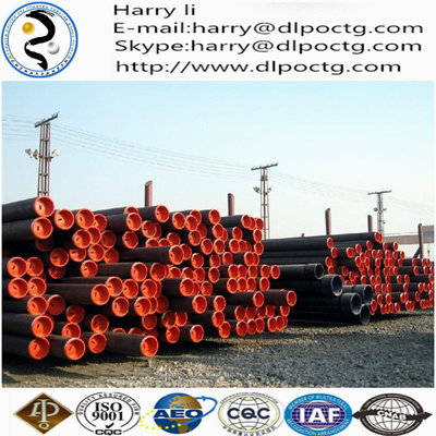 spiral welded steel pipe 3 to 12m length 6"API5L oil gas used pipe line