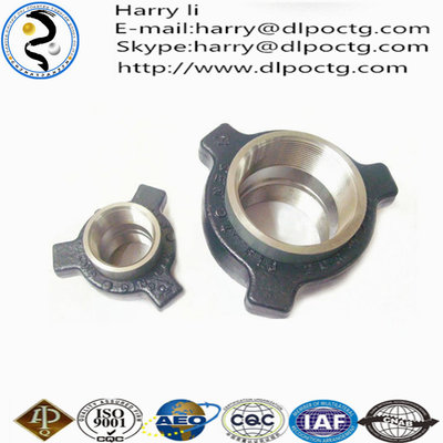 Small diameter oil casing butt weld hammer union thread protectors hammer union