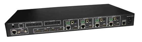 HDMI UHD 4K2K HDBaseT Matrix Switcher 8x8 with AUX ARC Audio RS232 IR EDID