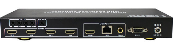 HDMI 4X1 Quad Multiviewer HDMI Switch Box , HDMI Seamless Switcher For Home Use