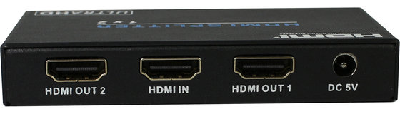 Full HD 1080P Hdmi 1 In 4 Out Splitter Box Hub With US Adapter 3D Support