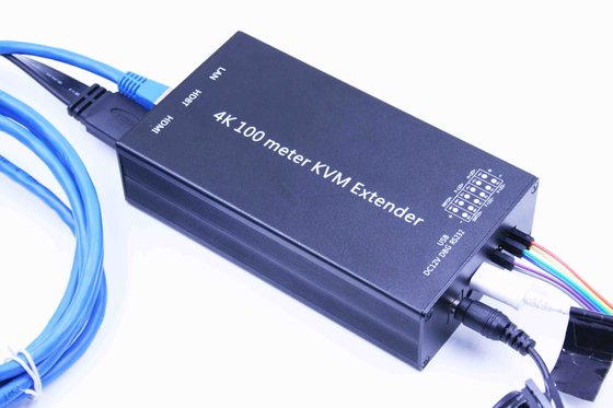 Hd Base T HDMI KVM Extender Transmitter Receiver Via Single Cat5 / 6  Cable