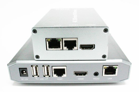 Gray Silver Kvm Usb Extender Cat5e Or Cat6 With 30cm HDMI Cable , Dupont Line 6 Pin