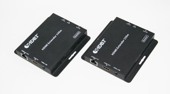Portable UHD HDMI Extender With IR Repeater LAN over RJ45 Cat5e Cat6 1080P , Up to 150m