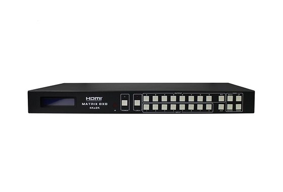 Full HD HDBaseT Matrix Switch , 8x8 Audio Matrix Switcher With LPCM 7.1CH / Dolby TrueHD