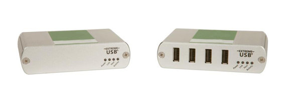 HDCP Compliant Kvm Ethernet Extender , Kvm Cat5 Extender For Security And Monitoring