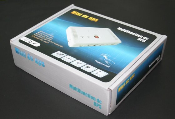 Mini DC UPS Power Bank , Small Uninterruptible Power Supply Plastic Material
