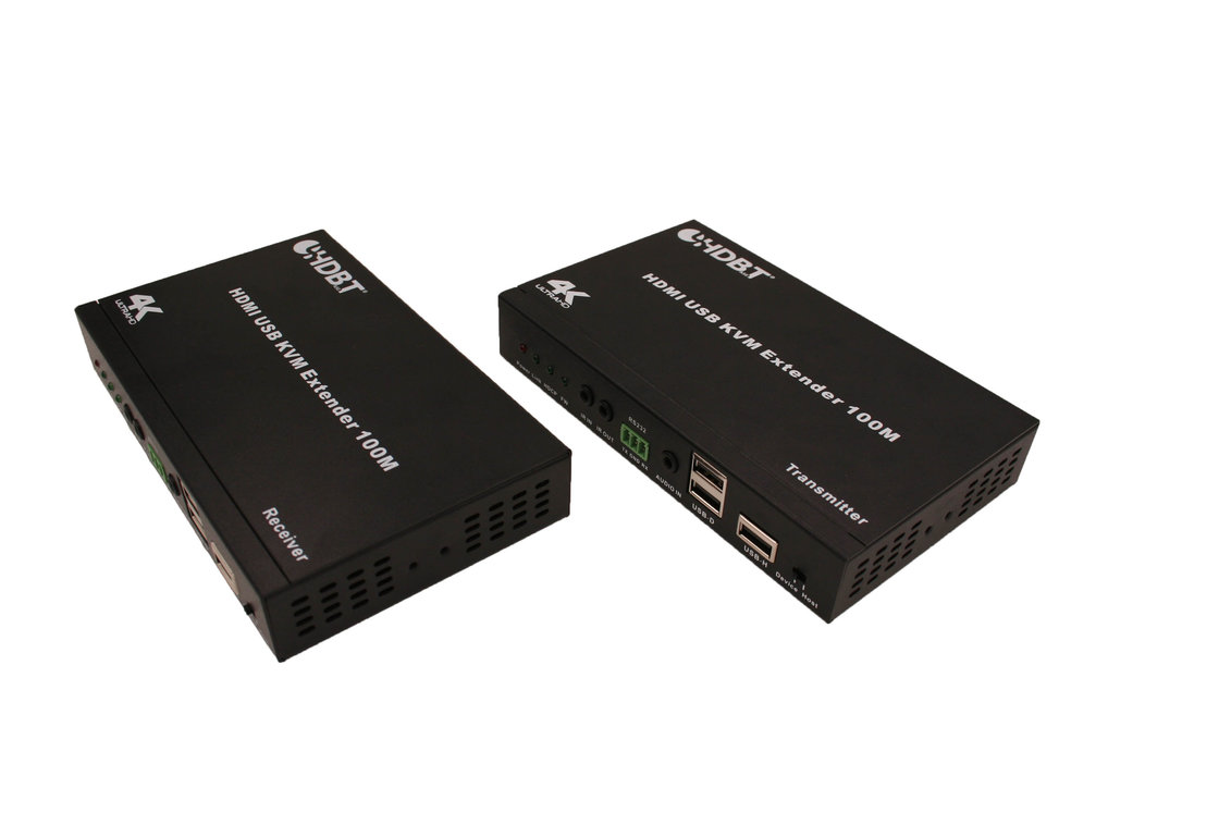 4K*2K Hdmi Over Ethernet Extender With IR HDMI KVM POE Extender Without Any Signal Delay