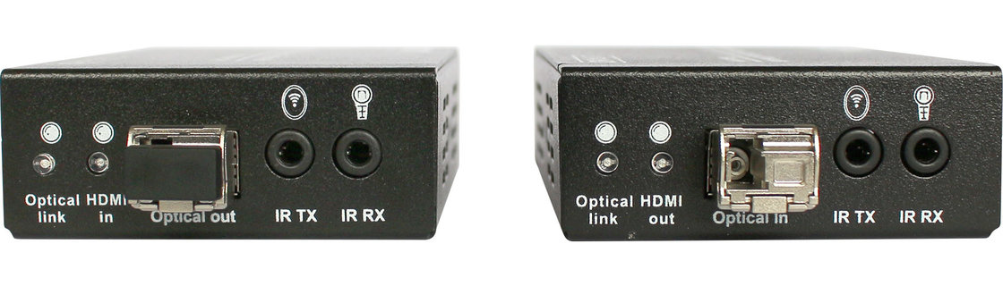 High Performance HDMI Fiber Extender Supports Bi-Directional Infrared Control And RS232