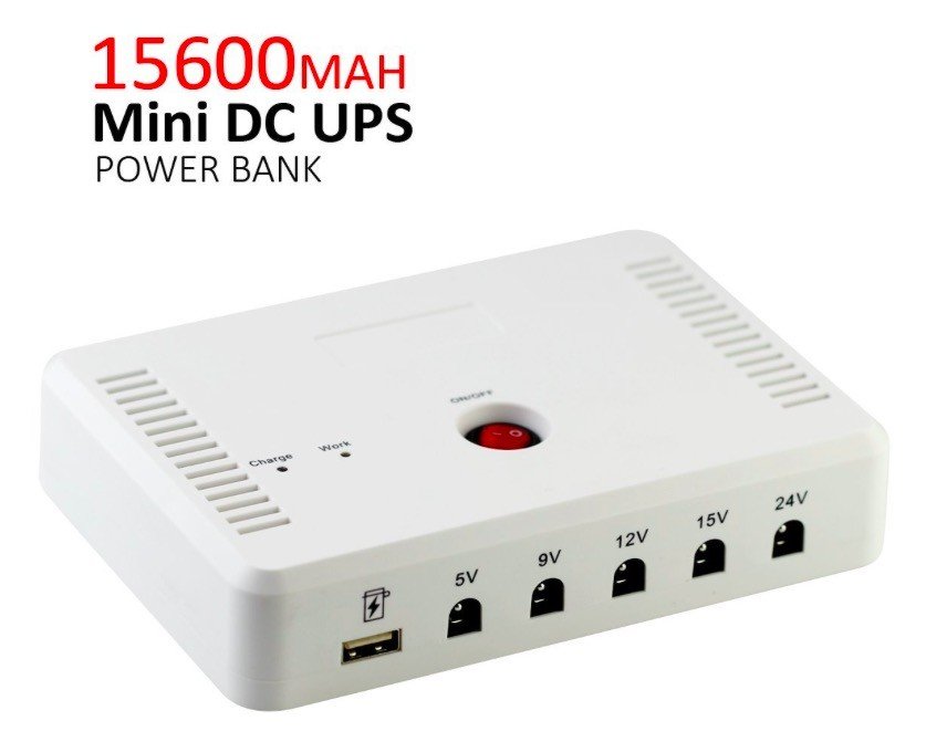 12V2A AC to DC Mini Adapter Uninterrupted Power Supply UPS Provide Emergency Power Backup to CCTV Camera