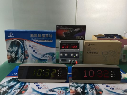 Matrix Bus Digital Clock Show Time, Temperature and Weclome