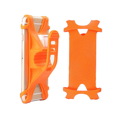 Multifunctional easy mount bicycle handphone silicone mount holder