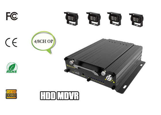 4ch Hard Disk Mobile DVR Car GPS Tracking System Remote View WIFI 3G Car Monitoring