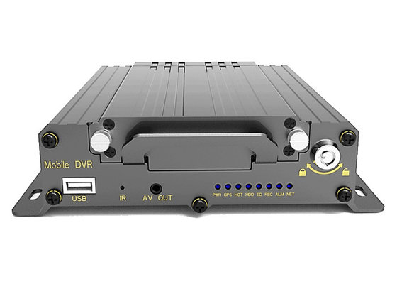 8 Ch 720p 1mp WIFI Mobile DVR GPS AV Output For Family Car And Taxi , Black