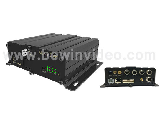 4CH 720P Dual Storage SD Card Mobile DVR Vehicle Security System For Truck
