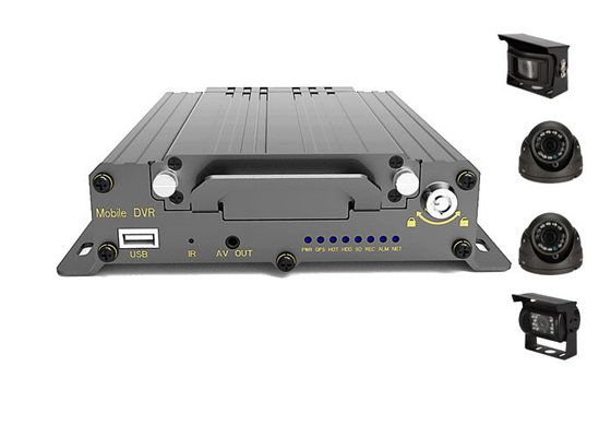 8 Channel 1080P Mobile Car GPS Tracking System WIFI With H 264 Digital Video Recorder 