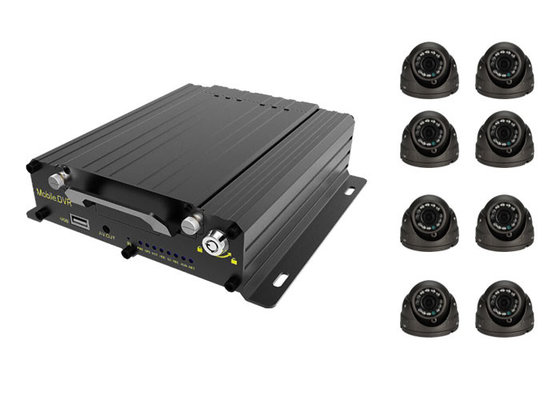 1080P Spy Camera 4G Mobile DVR 8 Channel With Realtime Geographic Coordinates