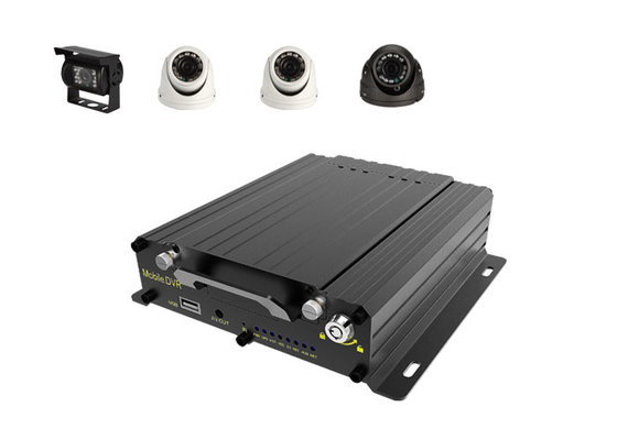Full HD Car HDD Mobile DVR 1080p 4ch GPS 4G Car Security Camera DVR