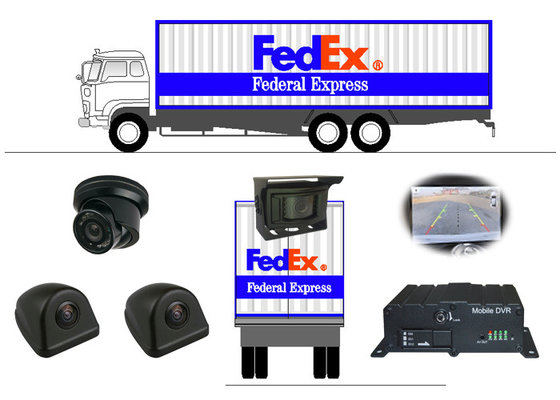 Dual SD Card 4G Mobile DVR For Vehicles Support Motion Detection Bidrectional Talk
