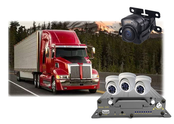 GPS Mobile DVR Camera 4 Channel , School Bus Mobile Car DVR Recorder