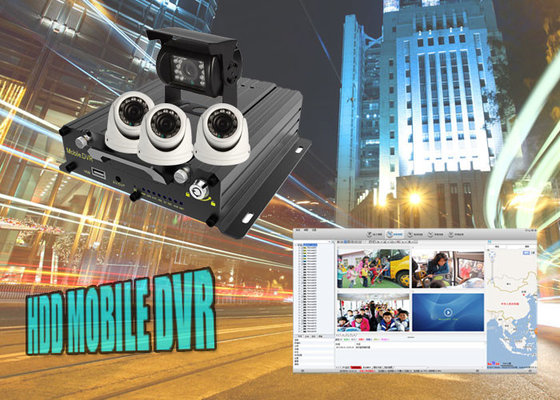 Local Storage Car Mobile DVR Multi Camera Vehicle DVR With High Resolution Cameras
