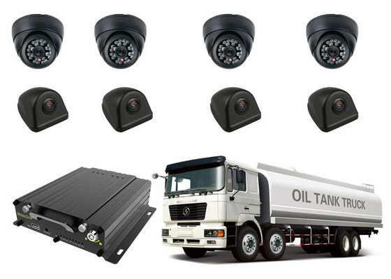 8 Ch 720P4G Mobile DVR Gps Location For Black Box And Dual Lens Camera With SD Card Mirror