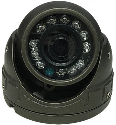 Small Vandalproof IR Mini Vehicle Dome Camera For Bus , 720p/960p/1080p Optional