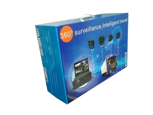 7 Inch MDVR Monitor Mobile DVR Camera Systems With GPS 3G / Free Software