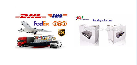 4G FHD1080P 3G Mobile DVR Real Time Antishock H 264 Digital Video Recorder Voltage 8-36V