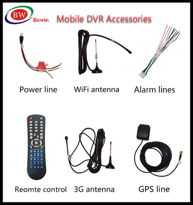 Full HD Car HDD Mobile DVR 1080p 4ch GPS 4G Car Security Camera DVR