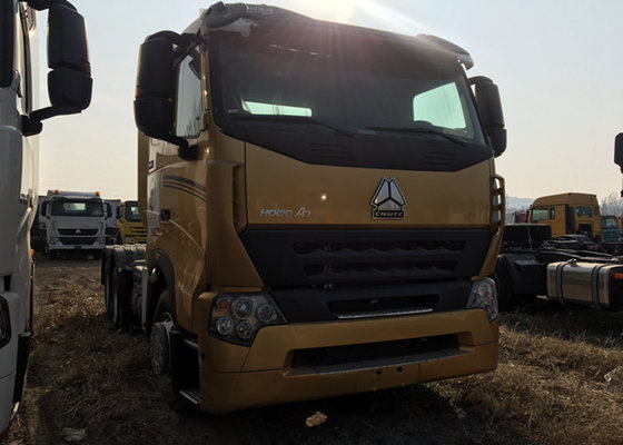 Caminhão durável do trator de HOWO A7, caminhão da cabeça do trator do elevado desempenho 420HP para a logística