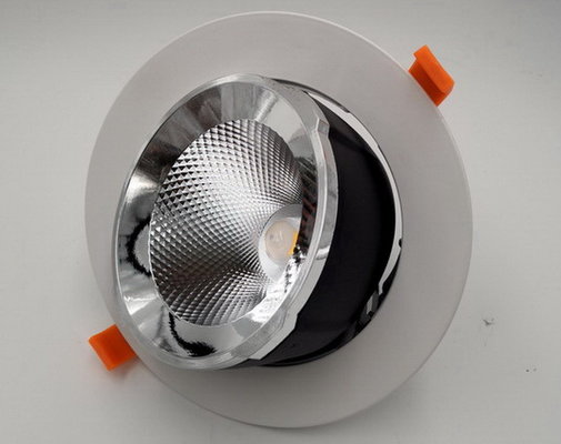50w 5000lm LED Gimbal Downlight With External Isolated Driver 230mm Cutout 210mm Rotatable