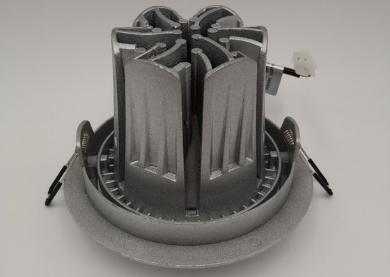45w Gimbal Led Downlight Warm White Chip On Board 3000K Al Housing Recessed In Ceiling