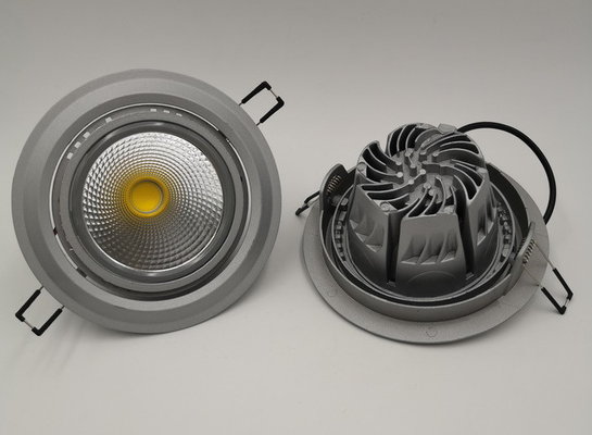 38 Degree 26 Watts Led Gimbal Light Fixtures Dimmable  2200lm EMC LVD Approved