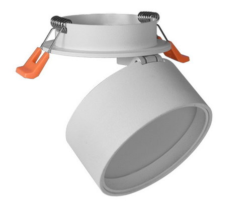 White Or Black Swivel Recessed Directional Spot Lights 100mm Cutting 120 Degree For Museum