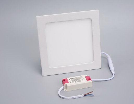 Small Ultra Thin Recessed Panel Light 12 Watts 170 * 170 * 10mm CRI80 Super Shallow Design