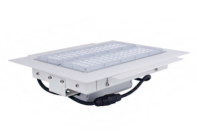 Waterproof Square 420mm Gas Station Canopy Led Light 100w For Convenience Store Commercial
